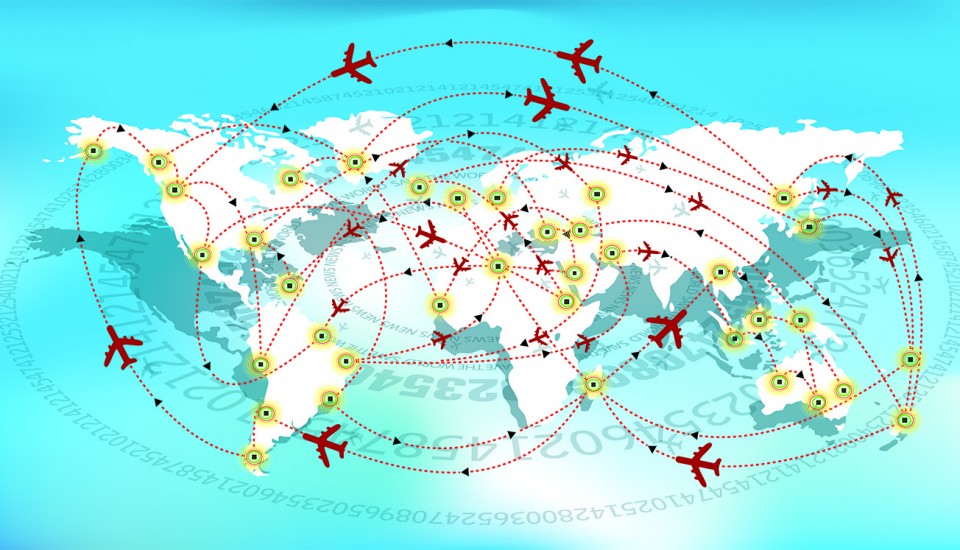 Streckennetz Flugnetz Bahnnetz - TravelScout24