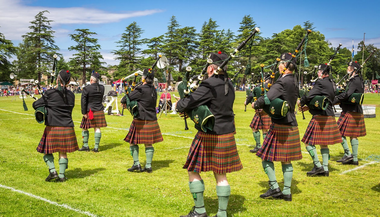 Schottische Highland Games sorgen für volle Tribünen